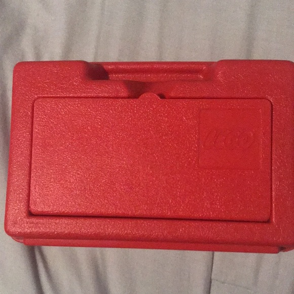Lego | Toys | Vintage Red Lego Hard Plastic Lego Portable Carrying ...